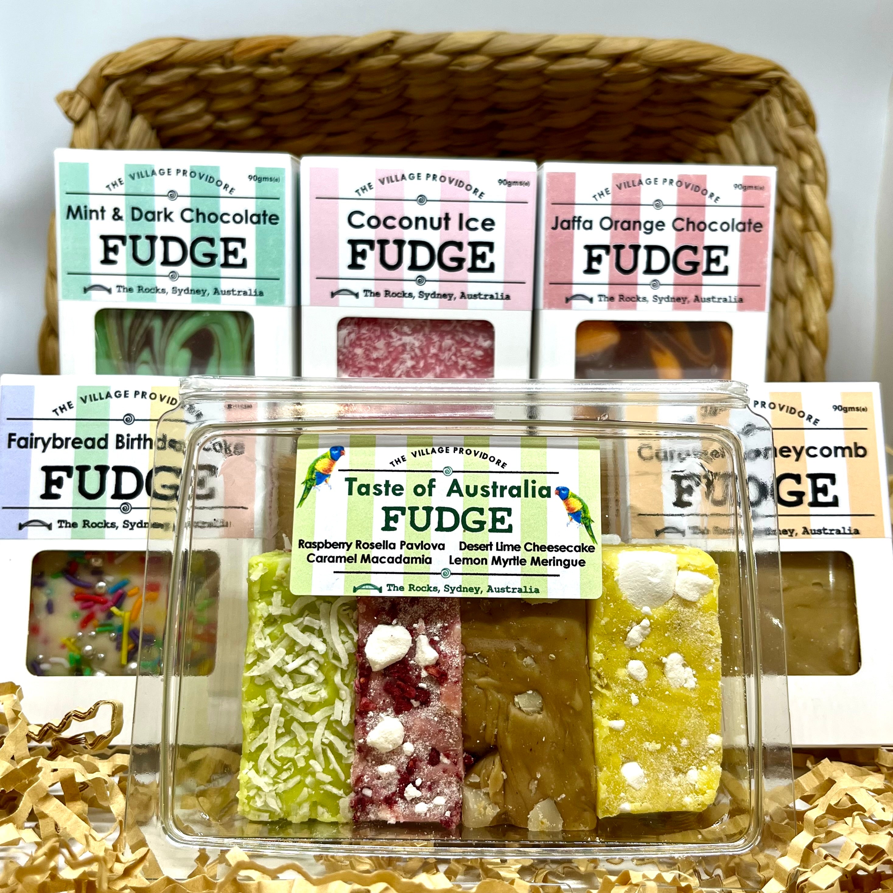 Aussie Favourites Fudge Gift Hamper - Australian Fudge Collection | The ...
